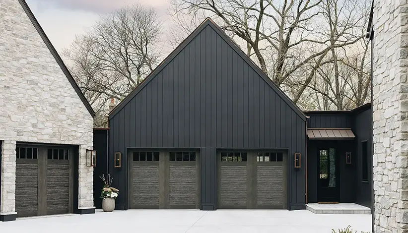 Choosing the Right Garage Door Color for a Dark Exterior: Contrast ...