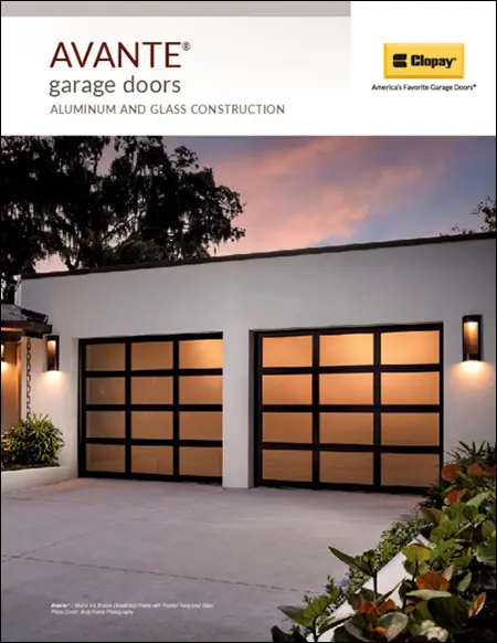 Modern Glass & Aluminum Garage Doors | Clopay Avante